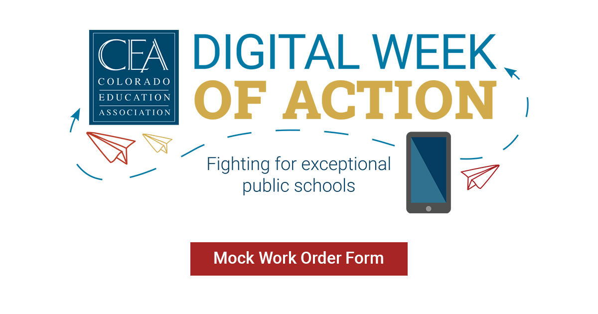 Mock Work Order Form